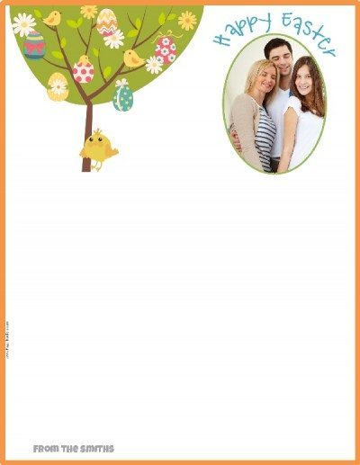 Free Custom Easter Stationery